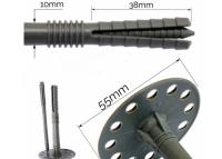 China Plug Type Plastic Insulation Anchors With Nylon Pin For Fixing Rigid Insulation To Walls for sale