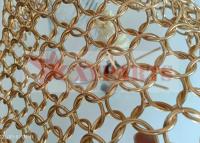 China Corrosion Resistant SS316 Metal Mesh Curtain For Seaside Hotel Decoration for sale