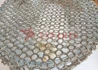 China Corrosion Resistant SS316 Metal Mesh Curtain For Seaside Hotel Decoration for sale