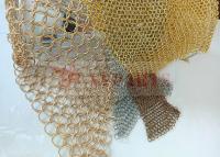 China Corrosion Resistant SS316 Metal Mesh Curtain For Seaside Hotel Decoration for sale