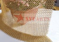 China Colorful Stainless Steel Round Ring Living Room Cabinet Metal Chain Mail Curtain for sale
