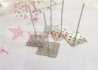 China HVAC Air Conditioning 25mm Perforated Base Thermal Aluminum Insulation Hangers for sale