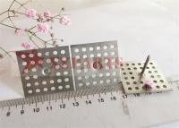 China Easy Bending Galvanized Steel Insulation Fasteners With Square Stamped Hole Base for sale