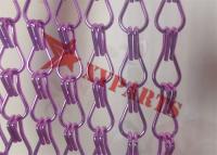 China Various Color Aluminum Chain Curtain For Partition Screen for sale