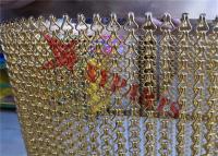 China 2000mmx2100mm Aluminum Chain Screen With Hanger For Hotel Hall Divider for sale
