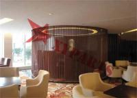 China Aluminum Chain Link Metal Mesh Curtain Copper Color For Decorative Room Divider for sale