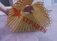 China Decorative Chainmail Braided Ring Mesh Curtain For Office Building Space Divider for sale