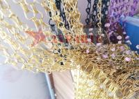 China Decorative Aluminum Chain Curtain Restaurant Wall Partition Divider for sale