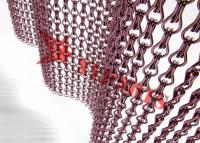 China Various Color Aluminum Chain Fly Screen For Hotel Divider for sale