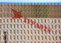 China Various Color Aluminum Chain Fly Screen For Hotel Divider for sale