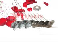 China 12 Gauge 316 Stainless Steel Insulation Lacing Anchors For Removable Blanket for sale