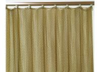 China 8m Length PVDF Wire Mesh Curtains Drop Light Weight Chain Link With Hanging Frame for sale