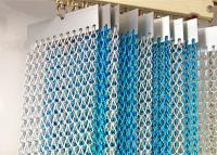 China 300mm Length Metal Chain Curtain Hanger Frame Type Outer Door Mesh Different Patterns for sale