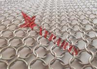 China Decorative Flexible 1.2mm Metal Mesh Curtain Various Colors Interior Decoration for sale