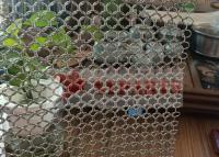 China Stainless Steel Welded Chain Mail Ring Curtain For Screen for sale