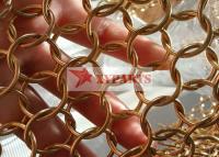 China Stainless Steel Architectural Ring Mesh Curtain For Partitioning for sale