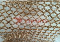China 1.5mm Ring Decorative Metal Ring Mesh For Room Divider for sale