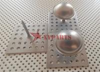 China 40x40mm Perforated Base Insulation Pins With Locking Washers For HVAC System for sale