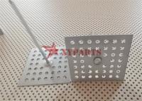 China 12 Ga Galvanized Steel Perforated Insulation Hangers With Speed Clips For Air System for sale