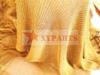 China Chain Braided Metal Ring Mesh For Ceiling Treatments for sale