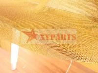 China Chain Braided Metal Ring Mesh For Ceiling Treatments for sale