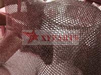 China Hanging Frame Electroplating Metal Ring Mesh For Decorative Partition for sale