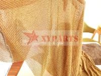 China Chainmail 7mm Metal Ring Curtain For Office Partition for sale