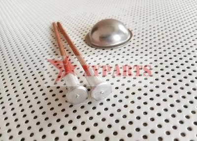 China Aluminum Weld Base CD Insulation Bi-Metallic Welding Pins For Shipping Build for sale