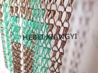 China 17mm Hook Length Aluminum Chain Curtain Decoration Huge Screen Bronze Color Room Separating for sale