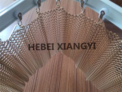 China Lightweight Aluminum Coil Decorative Metal curtain For Restaurant for sale