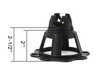 China Dome Cap 1 1/2''- 2'' Concrete Reinforcement Spacers Construction Plastic Rebar Chair for sale