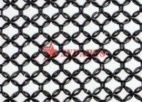 China Chainmail 7mm Metal Ring Curtain For Office Partition for sale