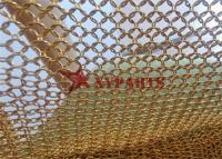 China Chainmail 7mm Metal Ring Curtain For Office Partition for sale