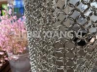 China Various Color Rings Chainmail Drapery For Building Decoration for sale