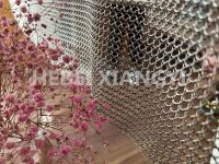 China S W Model Copper Chainmail Ring Mesh Curtain For Decoration Room Divider for sale