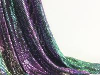 China Soft Multi Color ODM Metallic Sequin Fabric For Garment Party Decoration for sale