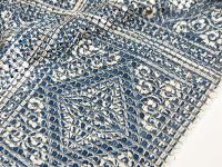 China Rhombus Print Chainmail Mesh Fabric Metallic Cloth Metal Aluminum Curtain for sale