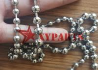China Gold Color Bead Connector 3.2mm Metal Ball Chain For Body Clothes Decoration for sale