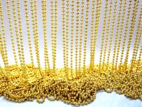 China Silver Plated 4mm Metal Chain Curtain Stainless Steel Ball Bead for sale