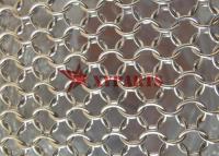 China Ss Weld Ring Mesh Curtain As Space Division For Architectural Decoration for sale