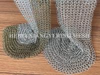 China S W Model Copper Chainmail Ring Mesh Curtain For Decoration Room Divider for sale