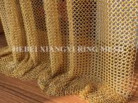 China S W Model Copper Chainmail Ring Mesh Curtain For Decoration Room Divider for sale