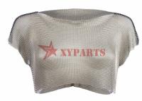 China Stainless Steel ø0.53 *3.81 Mm Ring Mesh Curtain Laser Welding As Faraday Suit for sale