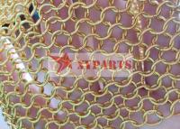 China Ring 304 Stainless Steel Chainmail Curtain For Shopping Malls for sale