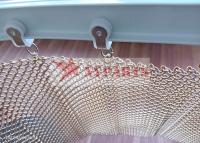 China Aluminum Chain Mail Metal Mesh Curtain Used For Space Divider for sale