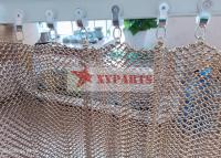 China Aluminum Chain Mail Metal Mesh Curtain Used For Space Divider for sale