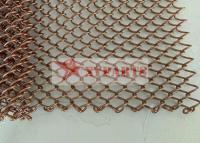 China 6mmx6mm Aluminum Drapery Metal Mesh Curtain For Fireplace Screen for sale