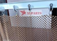 China Stainless Steel 6x6mm Aperture Metal Mesh Drapery Used As Shower Curtain for sale