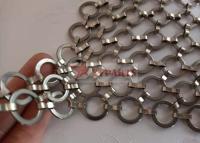 China Architectural S Hook Metal Ring Mesh Curtain For Interior Partition for sale