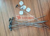 China Removable Blanket Insulation Anchor Pins With Round Self Locking Washer for sale